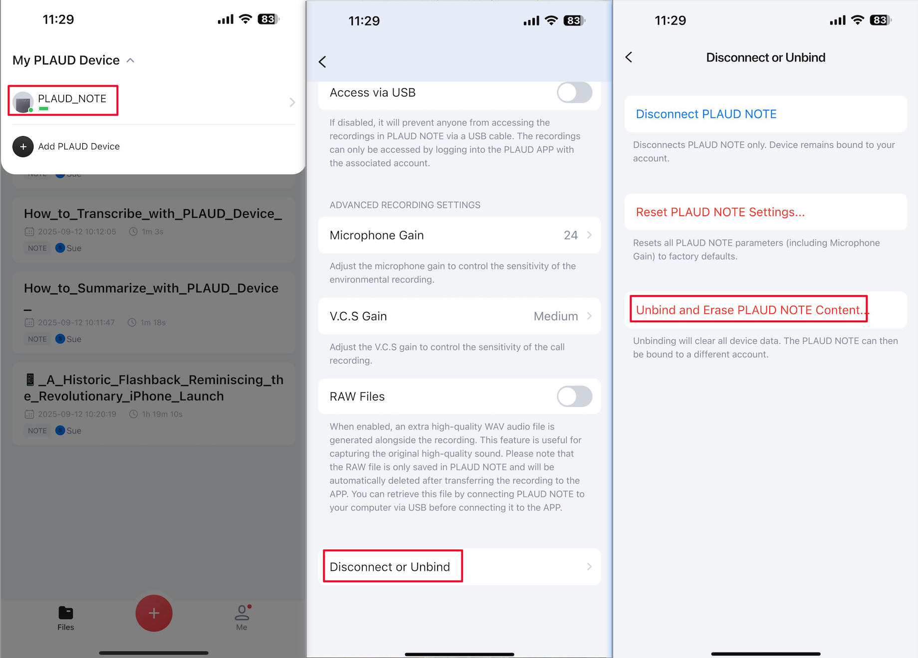 How to transfer your Plaud device from a business to a personal account ...