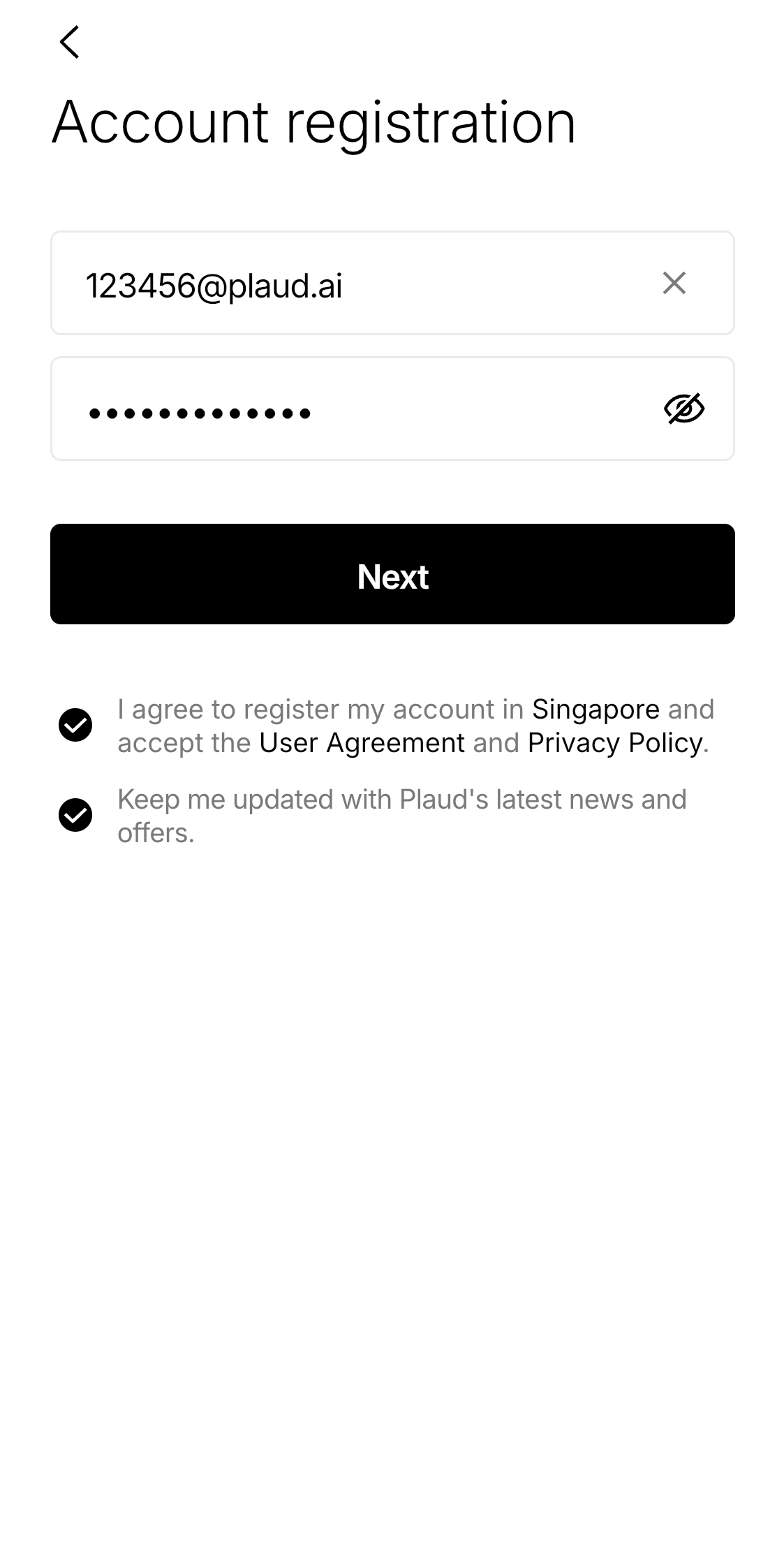 Create a Plaud Account – Plaud