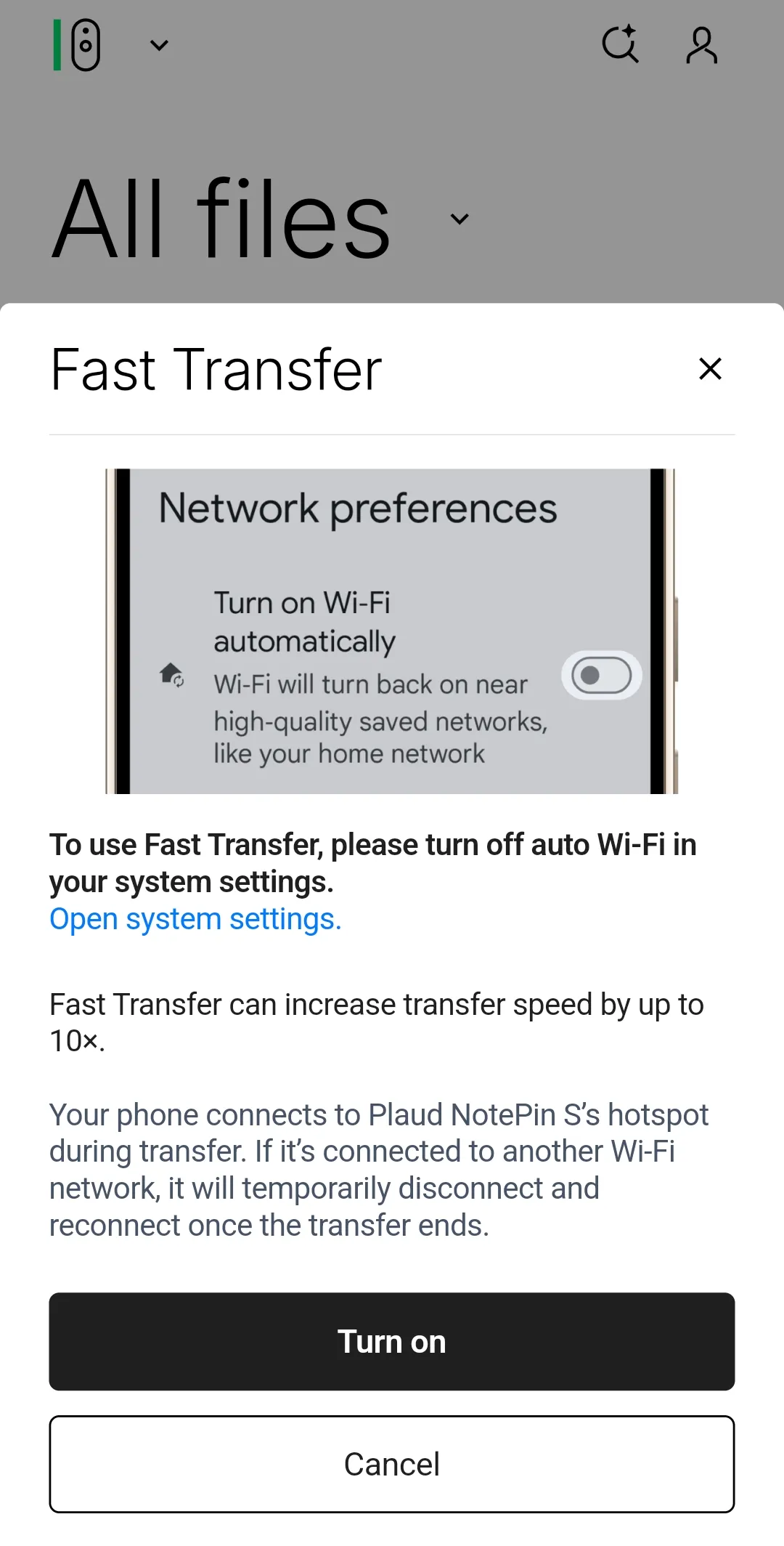 Transfer Files – Plaud